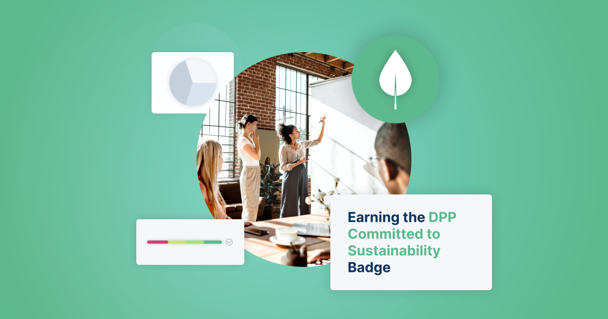 Earning the DPP Committed to Sustainability Badge